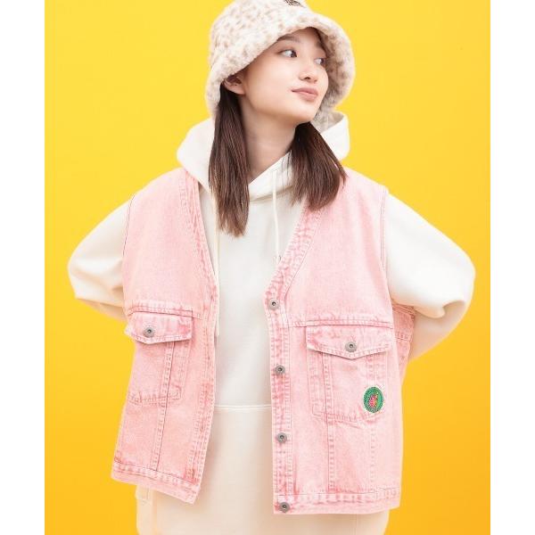 ZOZO問い合わせ番号:102139580ショップ:チチカカ，チチカカブランド:チチカカ，チチカカ商品名:Orale! カラーデニムベストカテゴリ:トップス>ベストブランド品番:OWJBD971素材:【本体】綿83% レーヨン9% ポ...