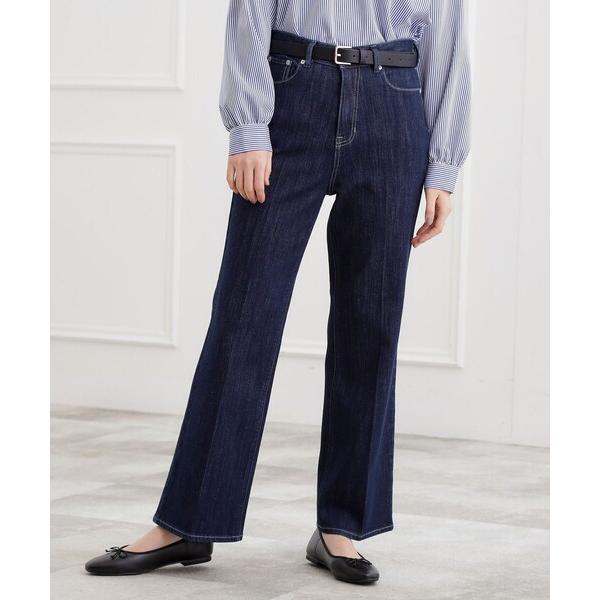 ZOZO問い合わせ番号:102140380ショップ:grove，グローブブランド:grove，グローブ商品名:【選べる着丈】美シルエットデニムソフトフレアーパンツカテゴリ:パンツ>デニムパンツブランド品番:768-61030-9999...