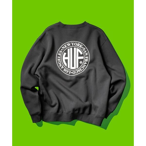 『セール実施中』参考価格：15，400円発売時期：2022年12月コンディション：D（傷・汚れあり）傷や汚れがあるが使用には問題ないアイテム内側：毛玉全体的：色あせ参考商品名：REGIONAL PUFF CREW/ HUF クルースウェット...