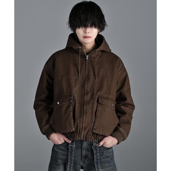 『セール実施中』参考価格：9，900円発売時期：2025年01月コンディション：B（目立つ使用感なし）使用感が少ない、または気にならないアイテム全体的：色あせ参考商品名：vintage make short duck blouson rev...