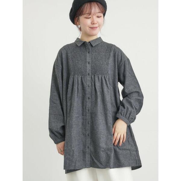 『タイムセール実施中』ZOZO問い合わせ番号:102175148ショップ:Samansa Mos2，サマンサ モスモスブランド:Samansa Mos2，サマンサ モスモス商品名:シャーリング切替チュニックカテゴリ:トップス>シャツ/...