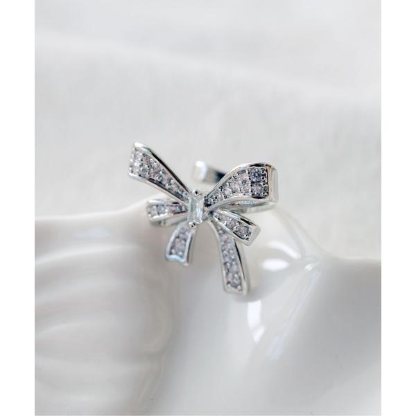 ZOZO問い合わせ番号:102175311ショップ:Port，ポートブランド:Port，ポート商品名:【 Port / ポート 】 ビジュー リボンイヤーカフカテゴリ:アクセサリー>イヤーカフブランド品番:VSP-25L16-ERG0...