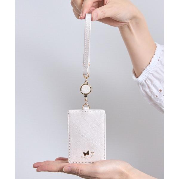 ZOZO問い合わせ番号:102175696ショップ:COMMON WARE，コモンウェアブランド:Sunny Side，サニーサイド商品名:Sunny Side サニーサイド：グレース　蝶　紛失防止パスケースカテゴリ:財布/小物>パス...