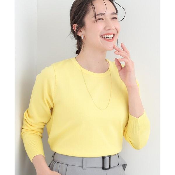 『タイムセール実施中』ZOZO問い合わせ番号:102175745ショップ:SHOO・LA・RUE，シューラルーブランド:SHOO・LA・RUE，シューラルー商品名:【洗濯機可/S-LL/アンサンブル可】シンプルきれい見え クルーネックニット...