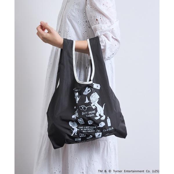 ZOZO問い合わせ番号:102176021ショップ:COMMON WARE，コモンウェアブランド:TOM&amp;JERRY，トムアンドジェリー，FLAPPER，フラッパー商品名:FLAPPER フラッパー:トムとジェリー モノクロエコバッ...