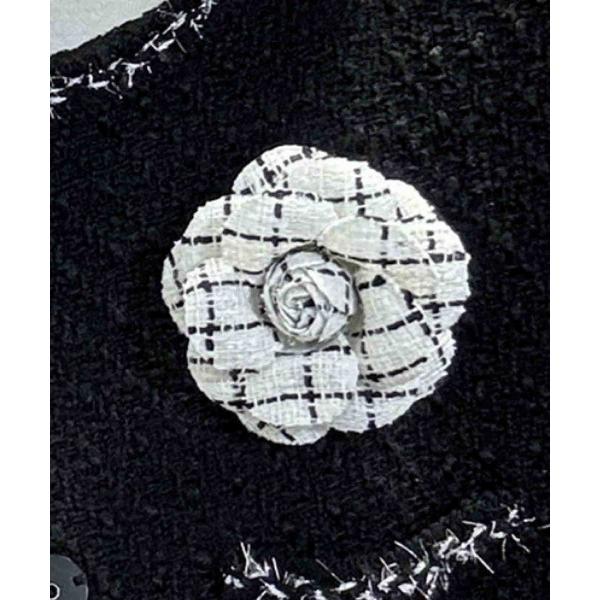 『タイムセール実施中』ZOZO問い合わせ番号:102176032ショップ:Mayree，メイリーブランド:Mignonjour，ミニョンジュール商品名:FReePLACe/ツィード調 フラワー ブローチ X12723カテゴリ:アクセサリー&...