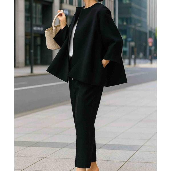 ZOZO問い合わせ番号:102176037ショップ:Mayree，メイリーブランド:Mignonjour，ミニョンジュール商品名:FReePLACe/2点セット ノーカラージャケット・パンツセットアップ スーツ X12728カテゴリ:ジャケ...