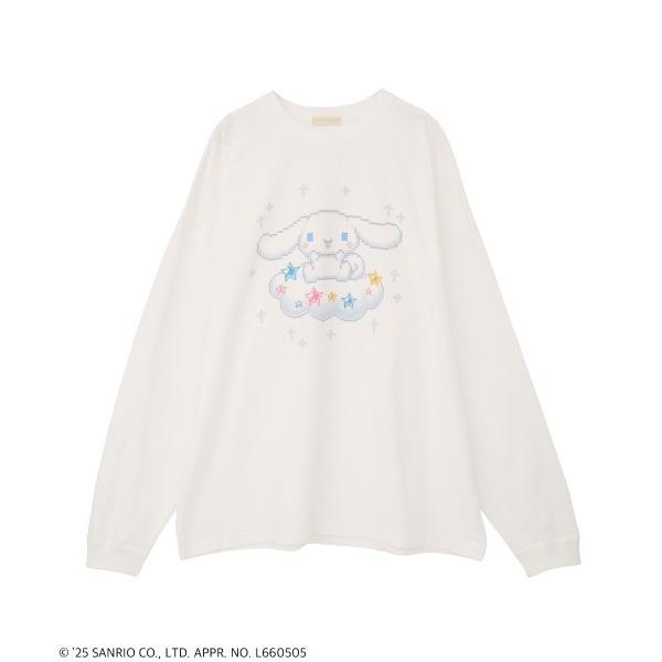 ZOZO問い合わせ番号:102176487ショップ:Candy Stripper，キャンディストリッパーブランド:Candy Stripper，キャンディストリッパー商品名:【CINNAMOROLL】KIRA KIRA 8BIT L/S T...