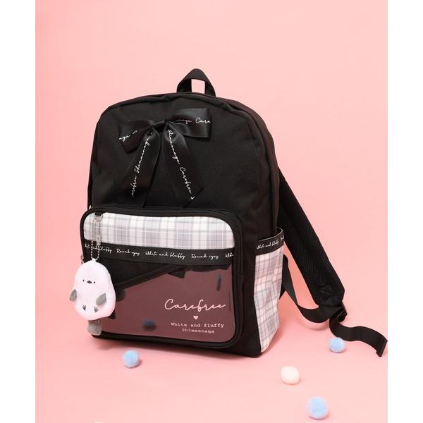 ZOZO問い合わせ番号:102176718ショップ:FUNALIVE，ファンアライブブランド:FUNALIVE，ファンアライブ商品名:Coboca+ポリチェックシマエナガぬいぐるみ付Dパック KIDSカテゴリ:バッグ>バックパック/リ...