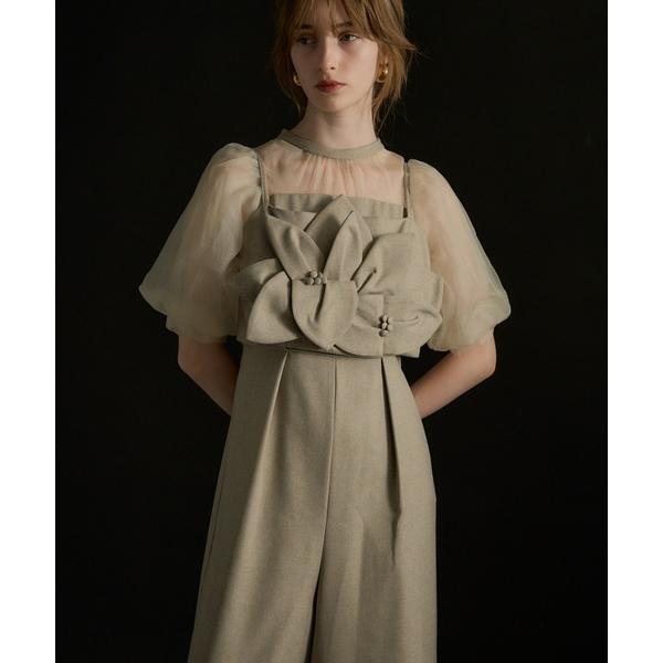 『タイムセール実施中』ZOZO問い合わせ番号:102177007ショップ:Dorry Doll，ドリードールブランド:LE'RURE，リルアー商品名:Flower bustier set combinaisonカテゴリ:ワンピース/ドレス&...