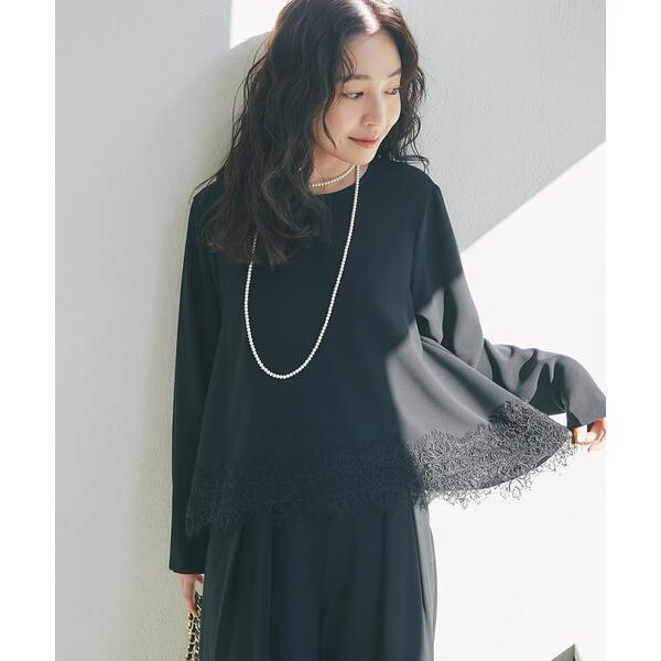 ZOZO問い合わせ番号:102177110ショップ:La boutique BonBon，ラブティックボンボンブランド:La boutique BonBon，ラブティックボンボン商品名:【まだ間に合う！・RISA監修】裾レースブラウス＋2タ...