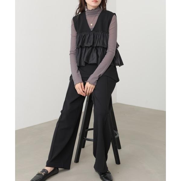 ZOZO問い合わせ番号:102177447ショップ:Bab，バブブランド:Bab，バブ商品名:【選べるサイズ展開/イージージョーゼットシリーズ】【イージーケア】イージージョーゼットティアードベスト＋パンツSETカテゴリ:ワンピース/ドレス&...