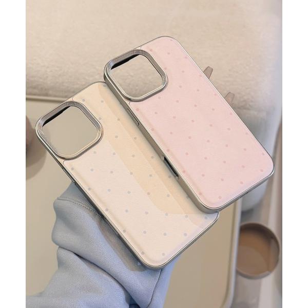 ZOZO問い合わせ番号:102179546ショップ:Vini，ヴィニブランド:Vini，ヴィニ商品名:フェイクレザー ドット iPhone ケース 13/14.15.16.16Pro.17カテゴリ:PC・スマホグッズ/家電>スマホケー...
