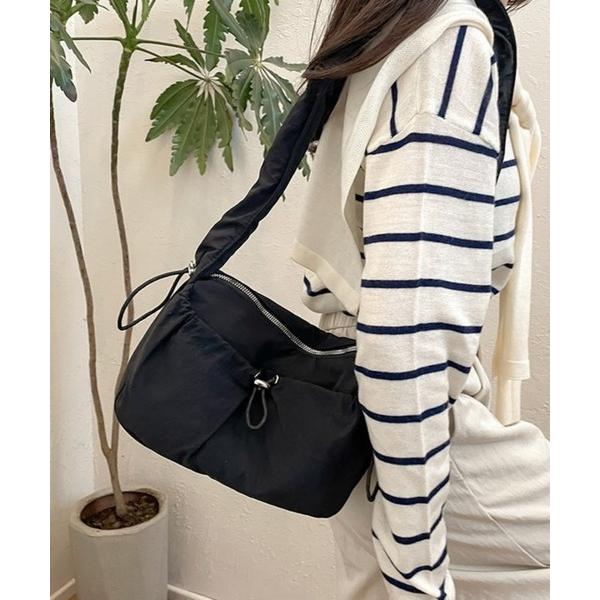 『タイムセール実施中』ZOZO問い合わせ番号:102180077ショップ:Mayree，メイリーブランド:almo，アルモ，Mayree，メイリー商品名:【Blss】【Bling Leads】ナイロンギャザー　ショルダーバッグ　調節可能(B...