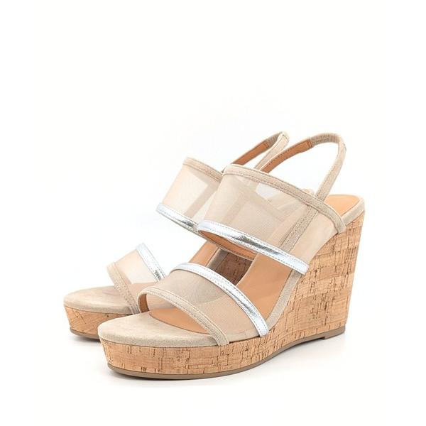 ZOZO問い合わせ番号:102181816ショップ:SEVEN TWELVE THIRTY，セヴントゥエルヴサーティブランド:ALUNE，アルネ，SEVEN TWELVE THIRTY，セヴントゥエルヴサーティー商品名:チュールウェッジサン...