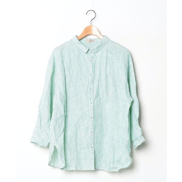 コンディション：A（使用感なし）数回使用した程度で使用感が感じられないアイテムZOZO問い合わせ番号:102197095ショップ:ZOZOUSED，ゾゾユーズドブランド:Samansa Mos2，サマンサ モスモス商品名:ストライプ柄長袖シ...