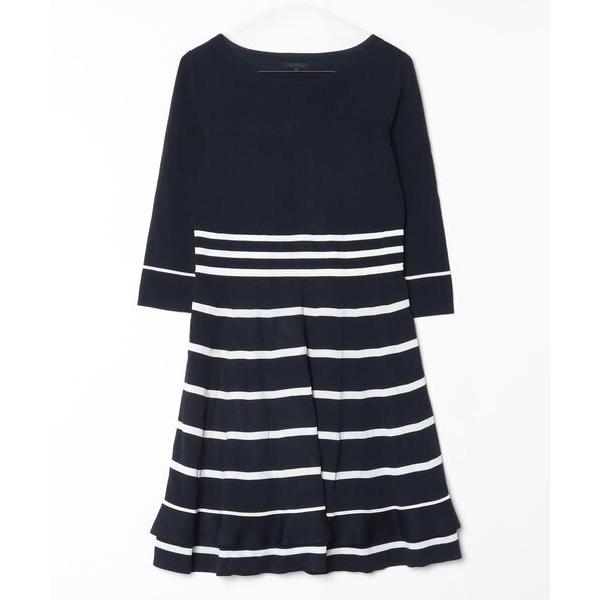 『セール実施中』参考価格：47，300円発売時期：2019年02月コンディション：B（目立つ使用感なし）使用感が少ない、または気にならないアイテム首周り・袖口：汚れ参考商品名：サーブルストレッチボーダーワンピース参考品番：W5J11114_...