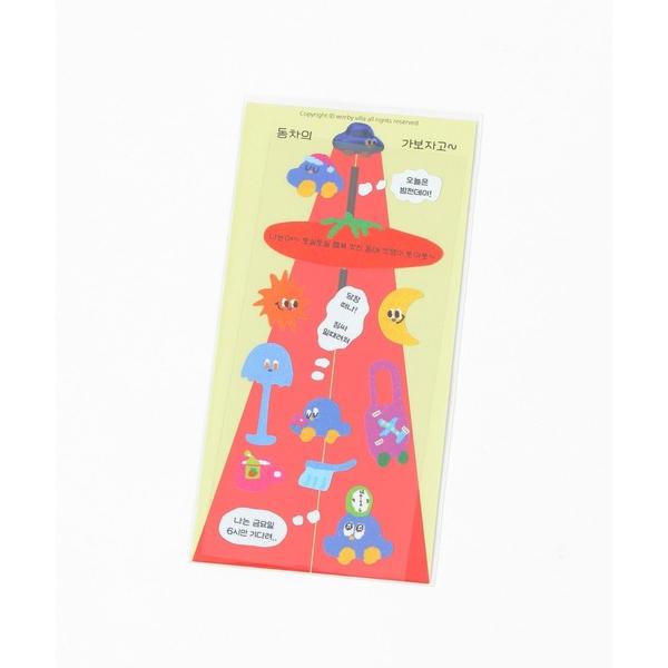 ZOZO問い合わせ番号:102218692ショップ:ALAND，エーランドブランド:ALAND，エーランド商品名:WORBY VILLA／ドローイングステッカーカテゴリ:雑貨/ホビー>ステッカー/テープブランド品番:645740素材:...