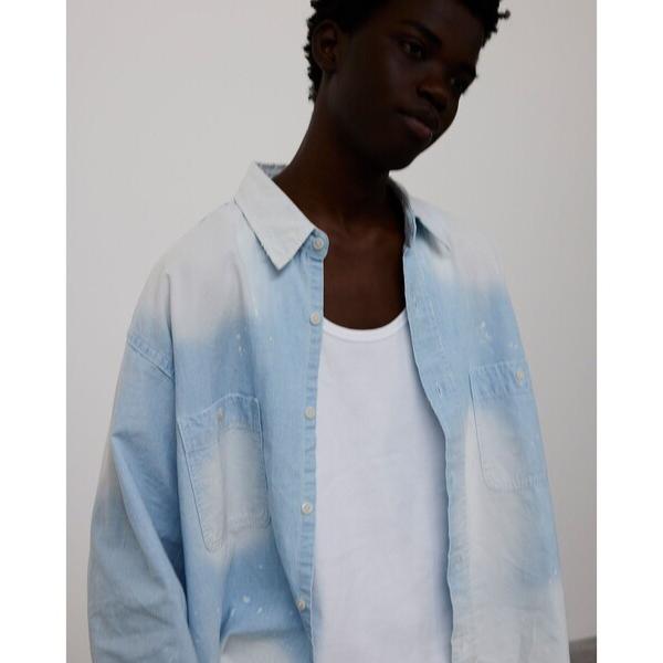 ZOZO問い合わせ番号:102218769ショップ:BEAMS MEN，ビームス メンブランド:BEAMS，ビームス商品名:Damage Chambray Shirtカテゴリ:トップス>シャツ/ブラウスブランド品番:11-11-130...