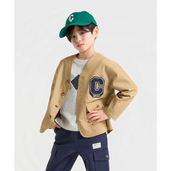 『タイムセール実施中』ZOZO問い合わせ番号:102219557ショップ:COMME CA ISM，コムサイズムブランド:COMME CA ISM，コムサイズム商品名:ワッペン付き ノーカラージャケットカテゴリ:ジャケット/アウター>...