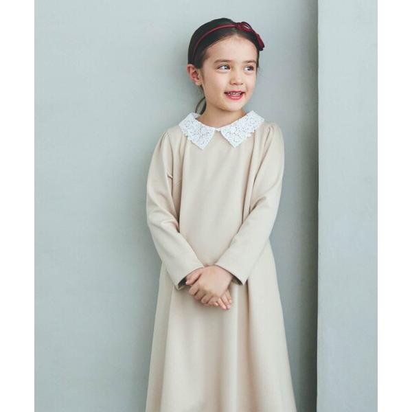 『タイムセール実施中』ZOZO問い合わせ番号:102219584ショップ:COMME CA ISM，コムサイズムブランド:COMME CA ISM，コムサイズム商品名:レース襟付きワンピース(100-130cm)カテゴリ:ワンピース/ドレス...