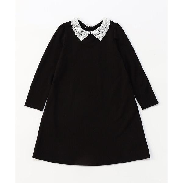 ZOZO問い合わせ番号:102219585ショップ:COMME CA ISM，コムサイズムブランド:COMME CA ISM，コムサイズム商品名:レース襟付きワンピース(140-160cm)カテゴリ:ワンピース/ドレス>ワンピースブラ...