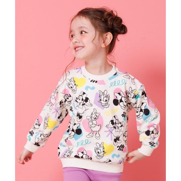 ZOZO問い合わせ番号:102219824ショップ:BABYDOLL，ベビードールブランド:Disney，ディズニー商品名:親子お揃い ディズニー カラフル総柄トレーナー 1203Kカテゴリ:トップス>スウェットブランド品番:DIS-...