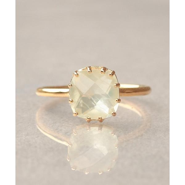 ZOZO問い合わせ番号:102219869ショップ:NOIR DE POUPEE，ノワールドプーペブランド:NOIR DE POUPEE，ノワールドプーペ商品名:【WEB限定】K18vermeil 12本爪天然石リングカテゴリ:アクセサリー...