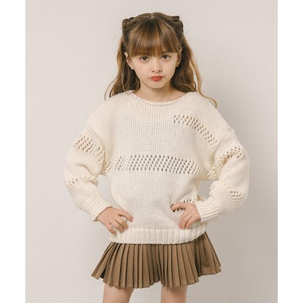 ZOZO問い合わせ番号:102221572ショップ:moredays store，モアデイズ・ストアブランド:URBAN CHERRY，アーバンチェリー商品名:透かし編みニットカテゴリ:トップス>ニット/セーターブランド品番:UGTO...