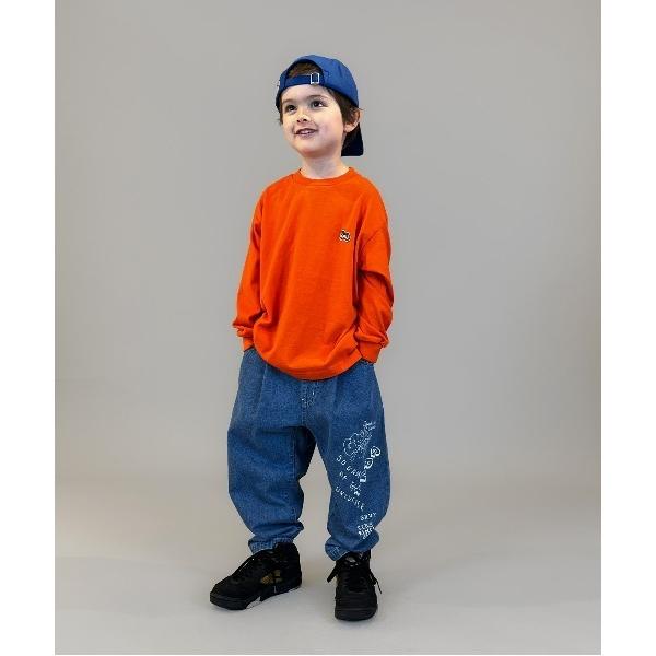 ZOZO問い合わせ番号:102222156ショップ:FITH ONLINE STORE，フィスオンラインストアブランド:GROOVY COLORS，グルービーカラーズ商品名:8oz Denim Graffiti Ballooned Long...