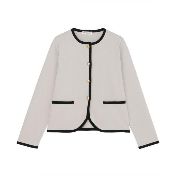 ZOZO問い合わせ番号:102222167ショップ:TOKYO SHIRTS，トーキョーシャツブランド:TOKYO SHIRTS，トウキョウシャツ，BRICK HOUSE by TOKYO SHIRT，ブリックハウス商品名:縁取り ニットジ...