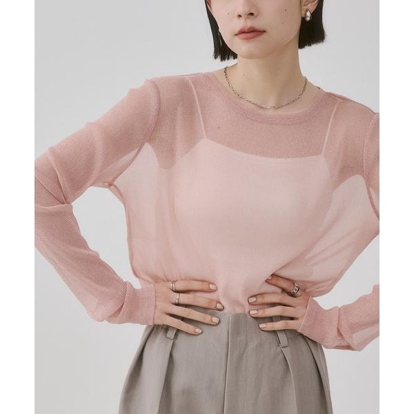 『タイムセール実施中』ZOZO問い合わせ番号:102222372ショップ:hunch，ハンチブランド:hunch，ハンチ商品名:ラメシアークルーネックトップスカテゴリ:トップス>Tシャツ/カットソーブランド品番:WTS6882素材:ナ...