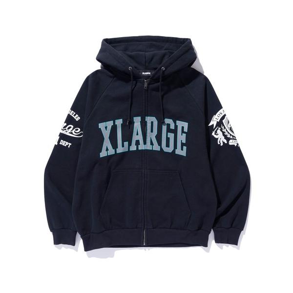 『タイムセール実施中』ZOZO問い合わせ番号:102222469ショップ:XLARGE，エクストララージブランド:XLARGE，エクストララージ商品名:RAGLAN ZIP UP HOODED SWEATSHIRTカテゴリ:トップス>...