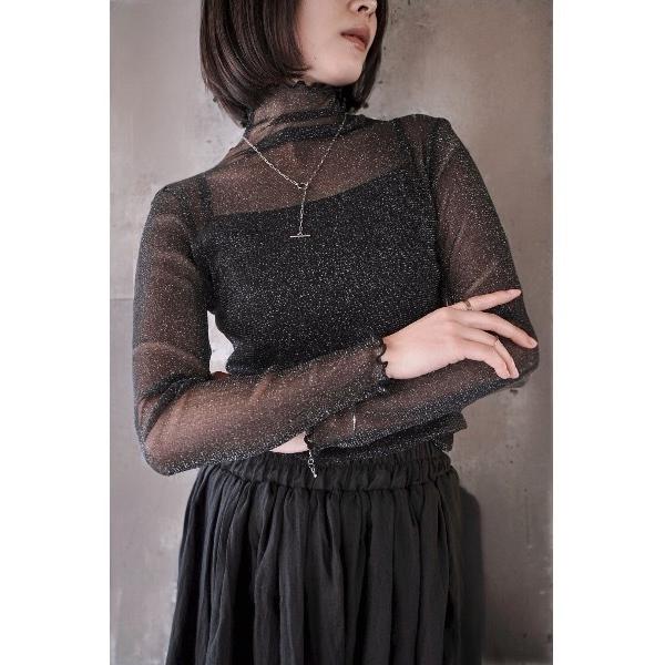 『タイムセール実施中』ZOZO問い合わせ番号:102222495ショップ:300mc，スリーハンドレッドエムシーブランド:SALTMINT，ソルトミント商品名:シースルーラメ長袖トップスカテゴリ:トップス>Tシャツ/カットソーブランド...