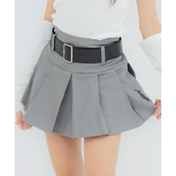 ZOZO問い合わせ番号:102222556ショップ:ANAP，アナップブランド:ANAP GiRL，アナップガール商品名:ベルト付プリーツスカートカテゴリ:スカート>スカートブランド品番:911-7846素材:綿100% 付属ベルト/...