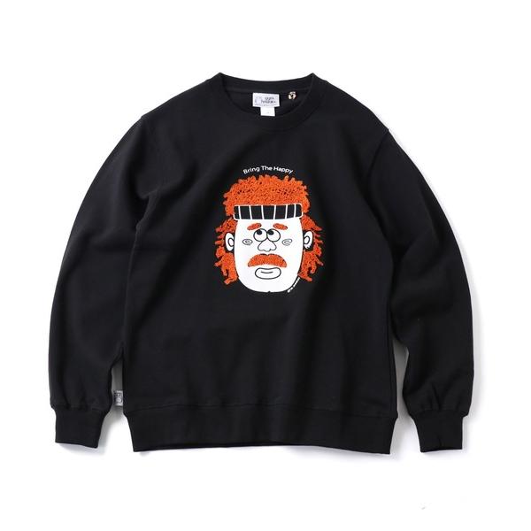 ZOZO問い合わせ番号:102222642ショップ:gym master，ジムマスターブランド:gym master，ジムマスター商品名:10.3oz Bring The Happyスウェットシャツカテゴリ:トップス>スウェットブラン...