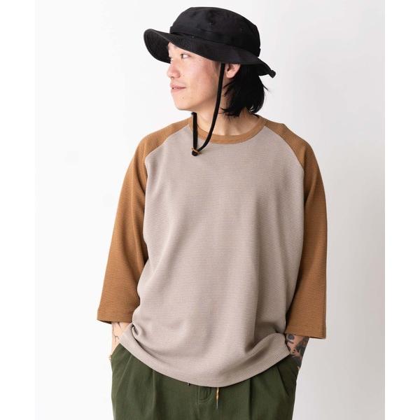 ZOZO問い合わせ番号:102222921ショップ:gym master，ジムマスターブランド:gym master，ジムマスター商品名:7.2ozドライワッフル８分袖Ｔｅｅカテゴリ:トップス>Tシャツ/カットソーブランド品番:G73...