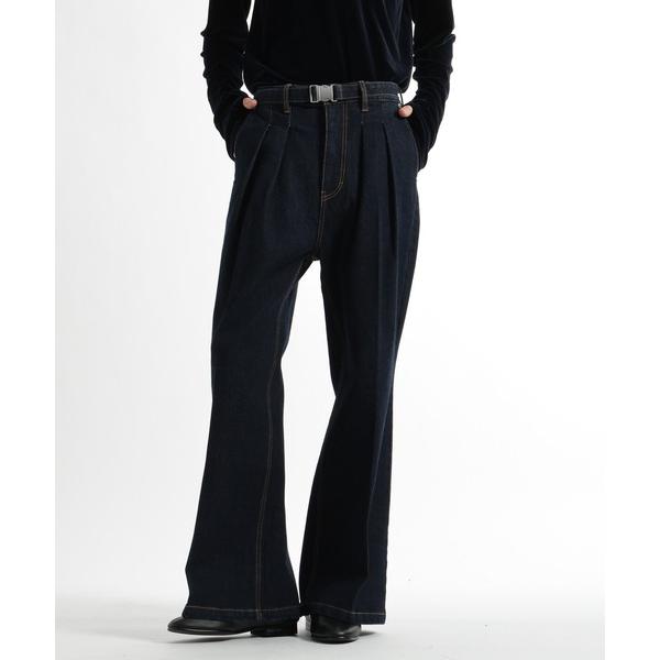 『タイムセール実施中』ZOZO問い合わせ番号:102223312ショップ:HARE，ハレブランド:HARE，ハレ商品名:【SET UP対応】ベルテッド2タックデニムパンツ(HARE)カテゴリ:パンツ>デニムパンツブランド品番:6357...