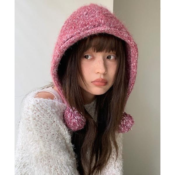 ZOZO問い合わせ番号:102223454ショップ:MANGROVE，マングローブブランド:Vipoa，ヴィポア商品名:Pompom mix kint capカテゴリ:ファッション雑貨>ネックウォーマー/スヌードブランド品番:MA-2...