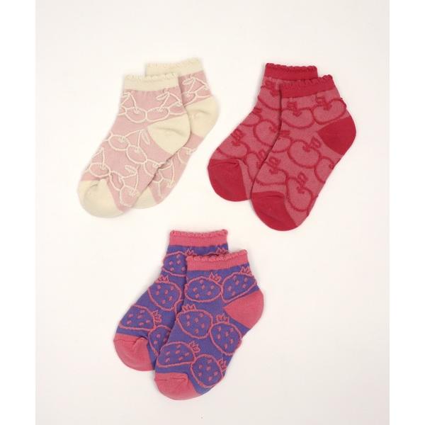 ※このアイテムは返品・交換対象外商品です。ZOZO問い合わせ番号:102223589ショップ:MAZEMAZE，マゼマゼブランド:stample，スタンプル商品名:フルーツフロート ショートソックス【３足セット】カテゴリ:レッグウェア&gt...