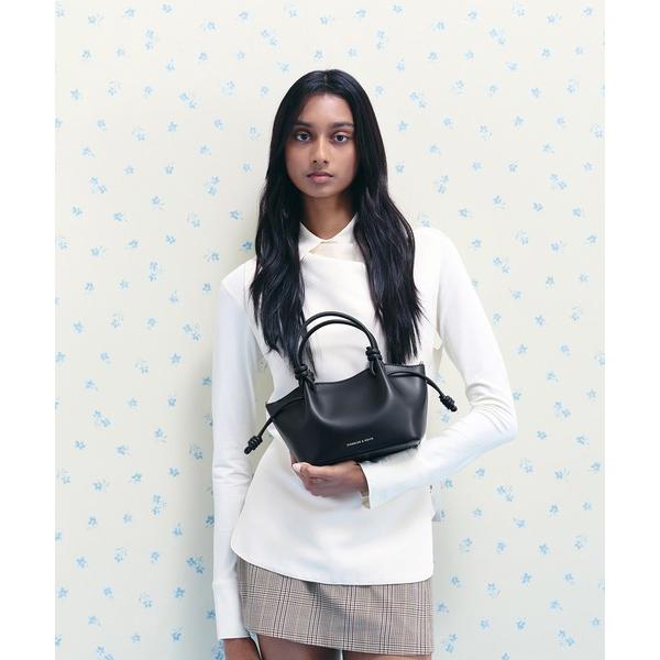 ZOZO問い合わせ番号:102223646ショップ:CHARLES &amp; KEITH，チャールズ＆キースブランド:CHARLES &amp; KEITH，チャールズ &amp; キース商品名:Sammie サミー ノットハンドル ウェ...