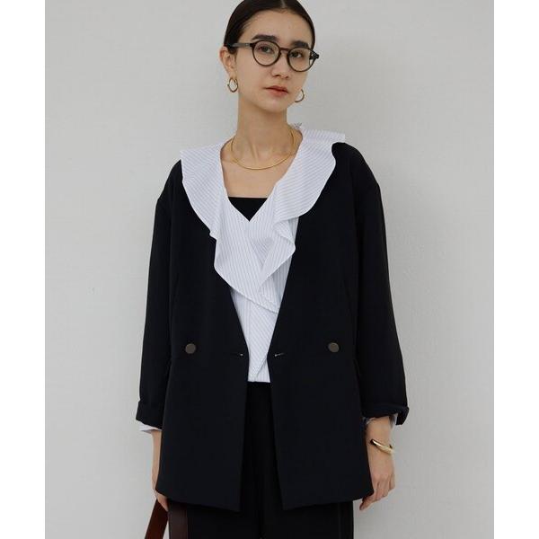 『タイムセール実施中』ZOZO問い合わせ番号:102223963ショップ:GALLARDAGALANTE，ガリャルダガランテブランド:GALLARDAGALANTE，ガリャルダガランテ商品名:ジャージーノーカラージャケットカテゴリ:ジャケッ...