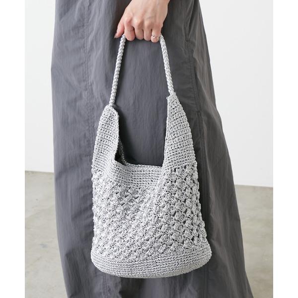 『セール実施中』参考価格：6，490円発売時期：2023年04月コンディション：C（やや使用感あり）使用感があり、やや気になる傷や汚れがあるアイテム内側：汚れ参考商品名：メタリックコードヤーン ワンハンドルトート参考品番：11961132【...