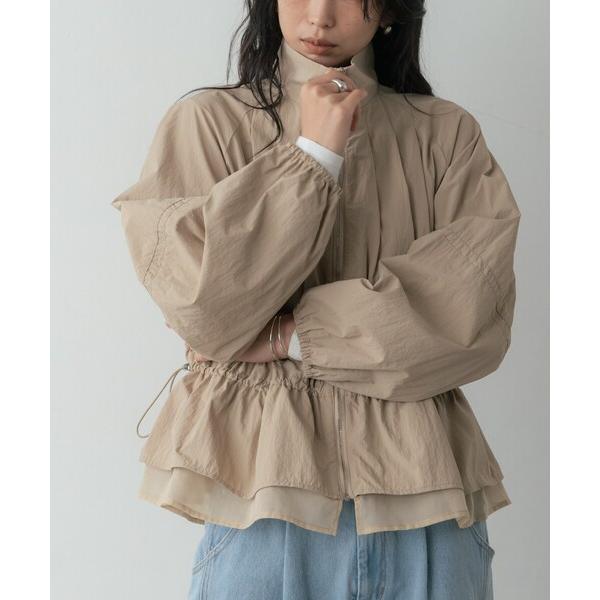 ZOZO問い合わせ番号:102257530ショップ:GALLEST，ギャレストブランド:GALLEST，ギャレスト商品名:シャーリングペプラムブルゾンカテゴリ:ジャケット/アウター>ブルゾンブランド品番:523-45002-2026-...