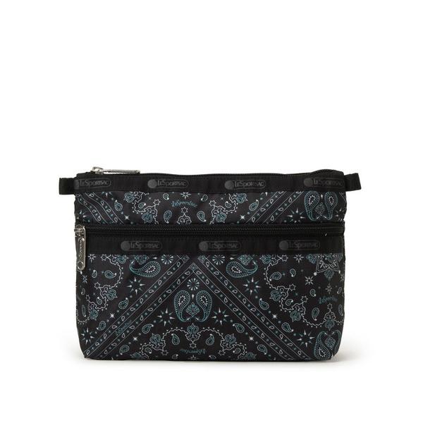 ZOZO問い合わせ番号:102257577ショップ:LeSportsac，レスポートサックブランド:LeSportsac，レスポートサック商品名:COSMETIC CLUTCH ステレートバンダナカテゴリ:財布/小物>ポーチブランド品...