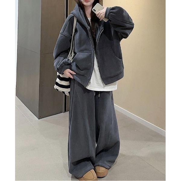 『セール実施中』ZOZO問い合わせ番号:102257719ショップ:WEGO，ウィゴーブランド:WEGO，ウィゴー商品名:WEGO/ベーシックジップパーカー＆スウェットパンツセットカテゴリ:ジャケット/アウター>セットアップブランド品...