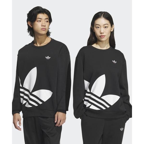 『タイムセール実施中』ZOZO問い合わせ番号:102257768ショップ:adidas，アディダスブランド:adidas，アディダス，adidas Originals，アディダスオリジナルス商品名:Chillax ロゴ クルー スウェット（...