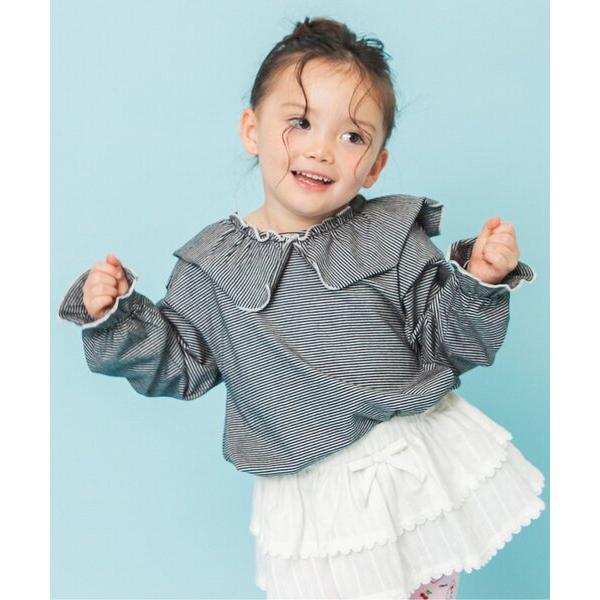 ZOZO問い合わせ番号:102257892ショップ:F.O.Online Store，エフオーオンラインストアブランド:BREEZE，ブリーズ商品名:【WEB限定】メローフリル衿Tシャツカテゴリ:トップス>Tシャツ/カットソーブランド...