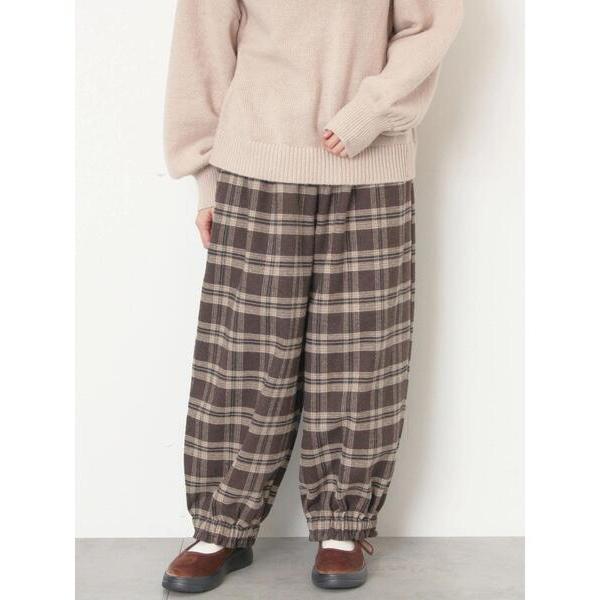 ZOZO問い合わせ番号:102258004ショップ:Samansa Mos2，サマンサ モスモスブランド:Samansa Mos2，サマンサ モスモス商品名:【帯電防止裏地】ヘリンボーンバルーンパンツ《M/Lサイズ》カテゴリ:パンツ>...