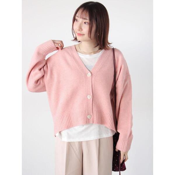 『セール実施中』ZOZO問い合わせ番号:102258011ショップ:Te chichi，テチチブランド:Te chichi TERRASSE，テチチテラス商品名:起毛ジャカードVネックショートカーディガンカテゴリ:トップス>カーディガ...